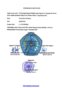 PERBANDINGAN REGRESI WEIBULL DAN REGRESI COX PROPORTIONAL HAZARD PADA ANALISIS KETAHANAN HIDUP ...